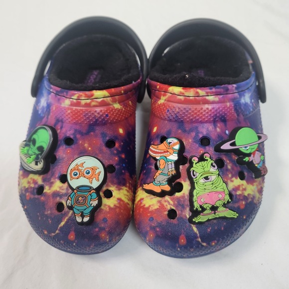 CROCS | Shoes | Crocs X Ron English Whin Lined Clogs Area 54 Aliens ...